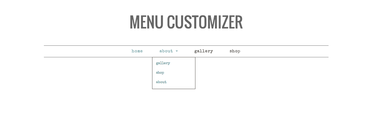 5 lovely menus made in one afternoon with Menu Customizer (& 5 cups of ...
