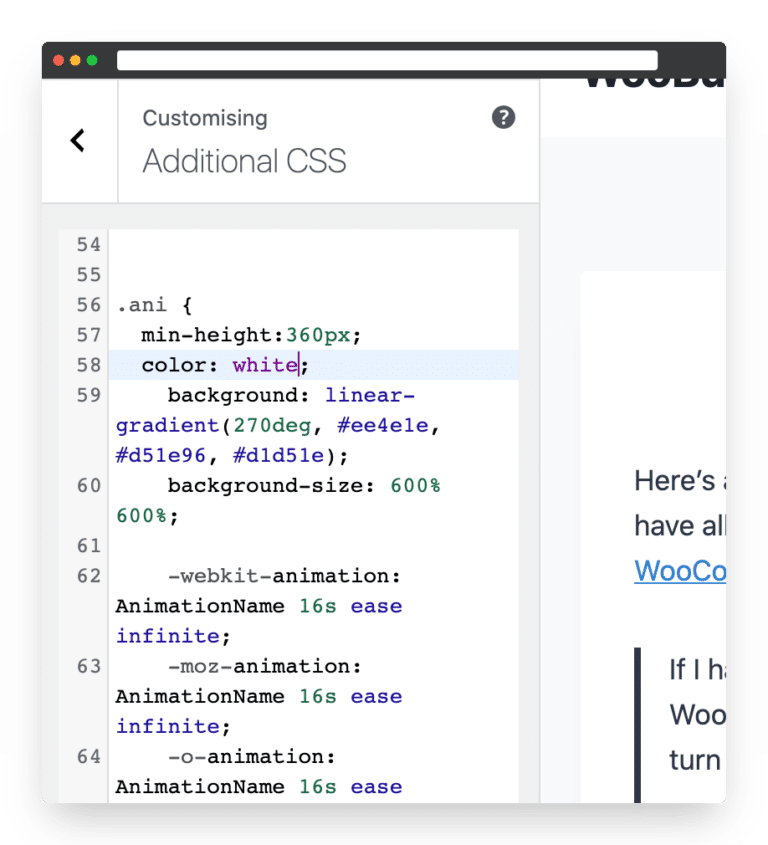 Gutenberg Tutorial: Learn how to add animated gradient backgrounds to page sections