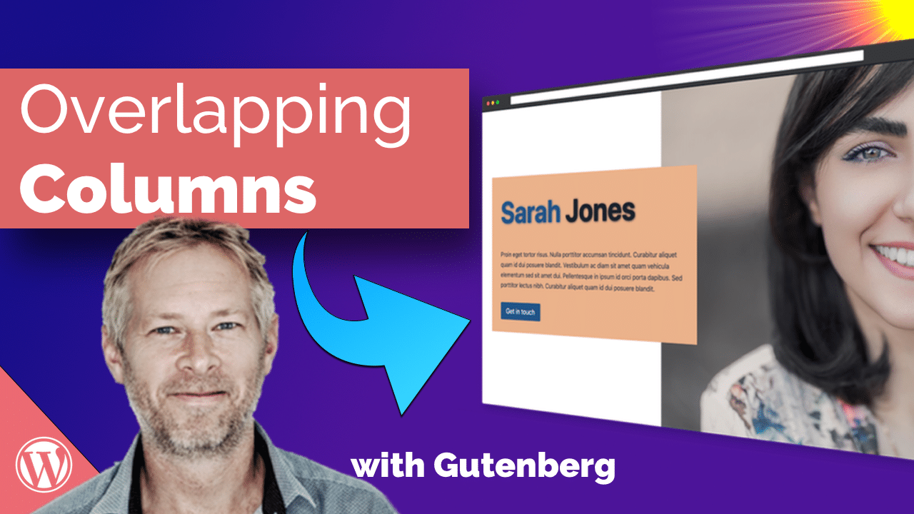 How To Create Overlapping Columns With The Wordpress Gutenberg Block Editor 3060