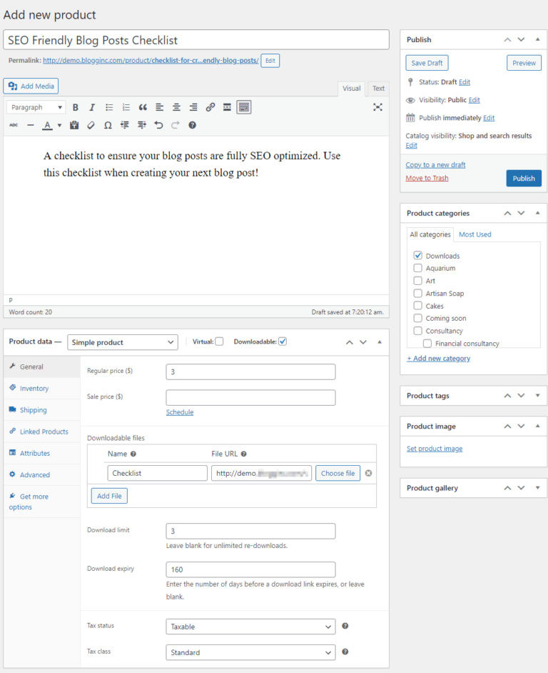 Creating Virtual And Downloadable Products In Woocommerce
